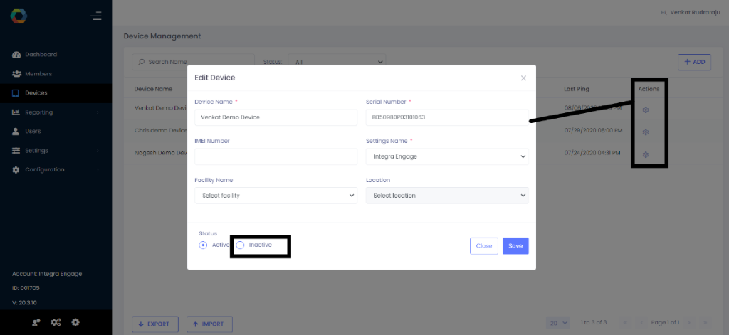 Integra Engage Devices