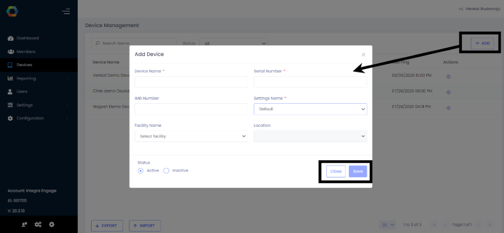 Integra Engage Devices